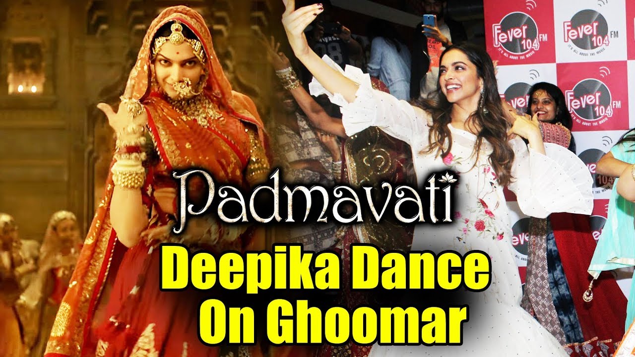 Deepika Padukone's GHOOMAR Dance At Fever 104 FM | Padmavati Promotion ...