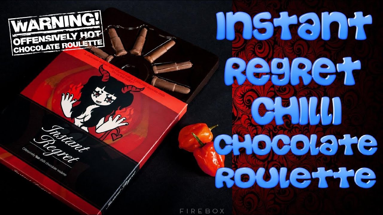 INSTANT REGRET CHOCOLATE ROULETTE CHALLENGE ( WARNING! OFFENSIVELY HOT ...
