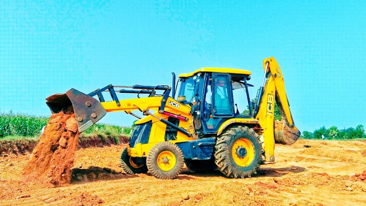 JCB Backhoe 3dx Machine Going to New Dairy Farm in Make| jcb Farming ...