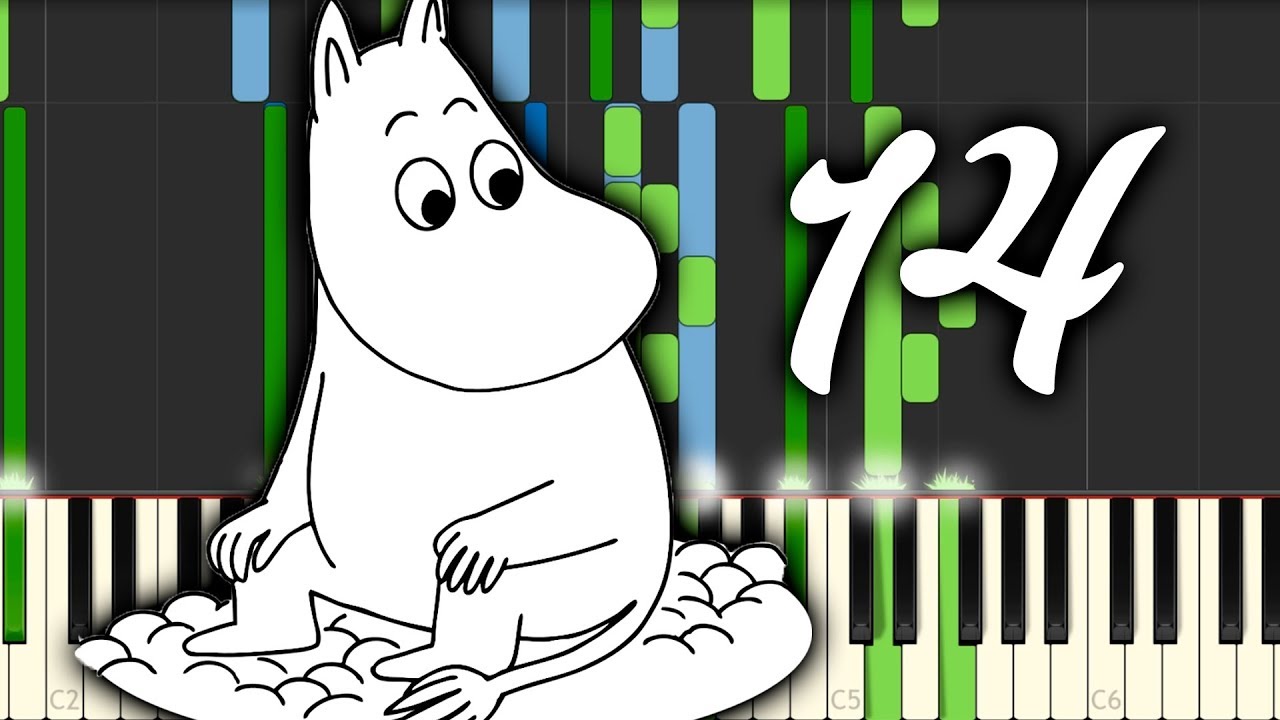 MOOMIN MUSIC 14 [Hemulen's stamp collection] - Piano Tutorial ...