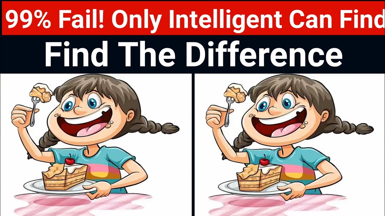 Find The Difference | IQ Test | Brain Game | Puzzle Game | Only ...