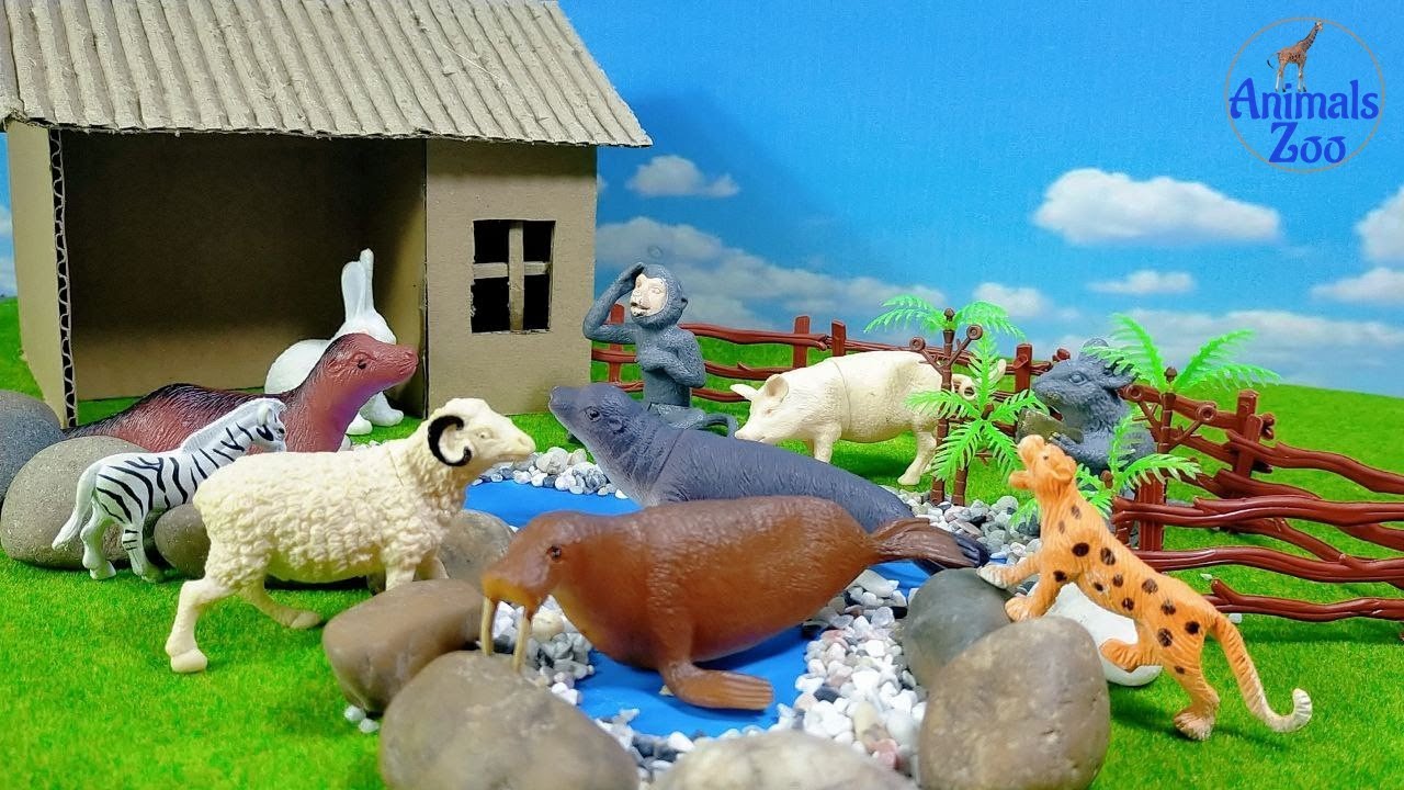 DIY how to make mini animals zoo | house pets | house animals | animals ...