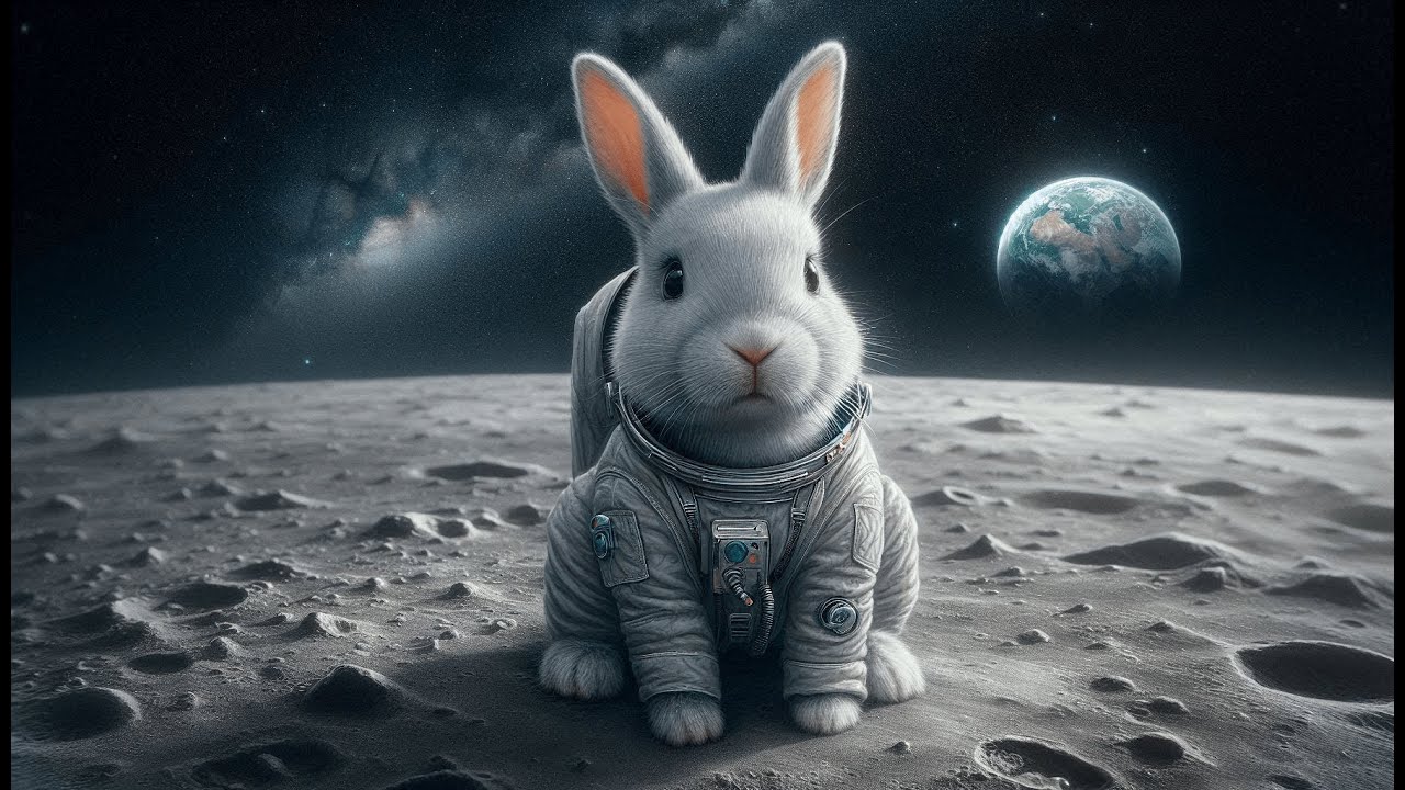 Luna’s Galactic Hops _ Adventures of the Gray Rabbit in Space - YouTube