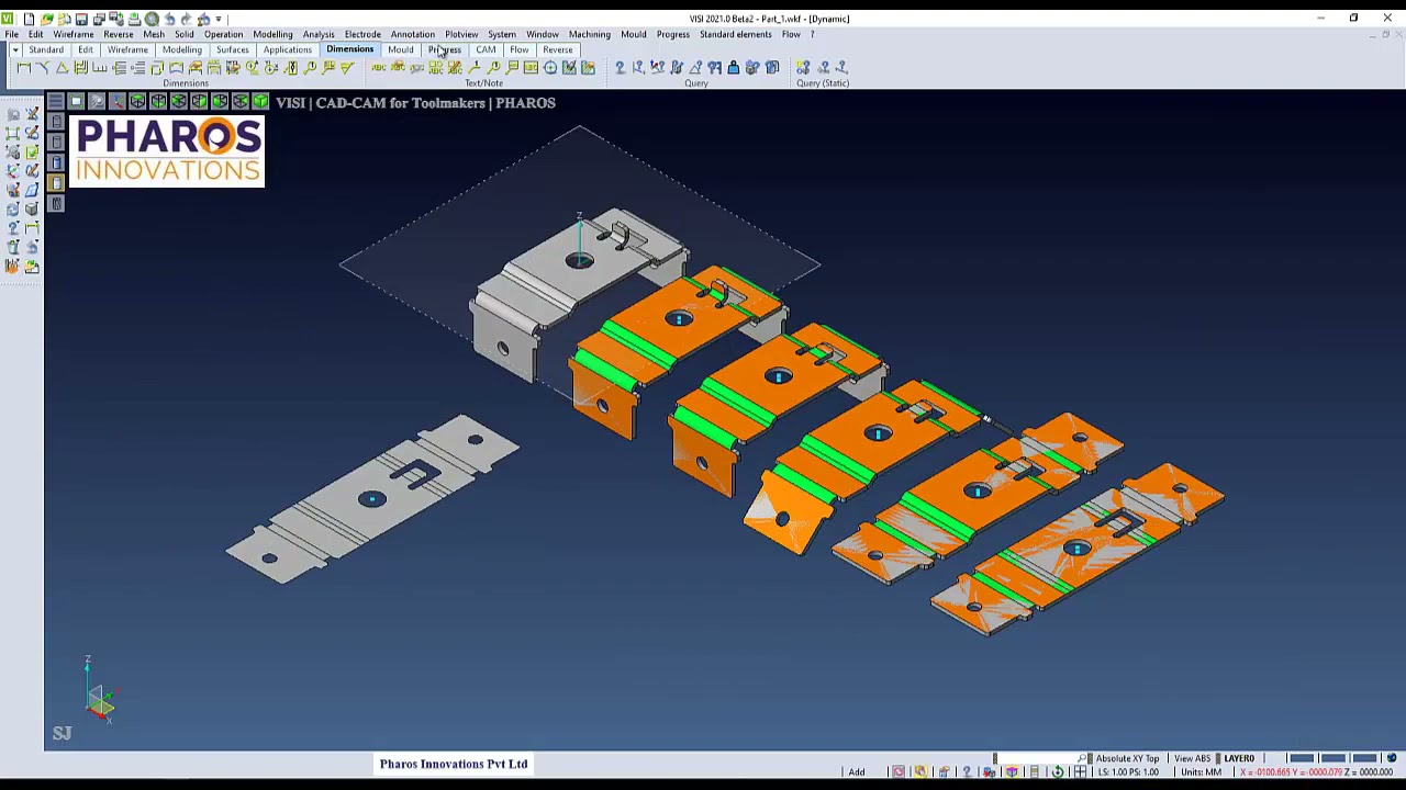 Design of Strip Layout by VISI - YouTube