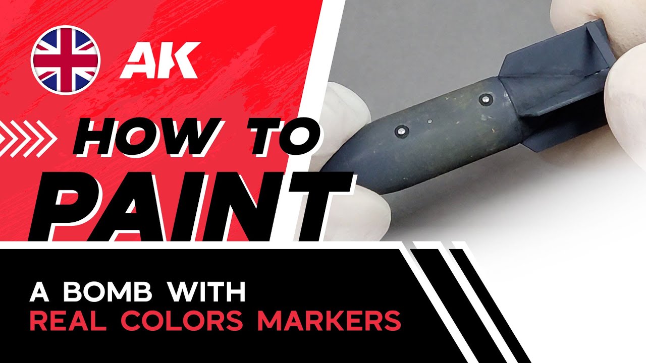 HOW TO PAINT A BOMB | AIRCRAFT | REAL COLORS MARKERS BY DANIEL ...