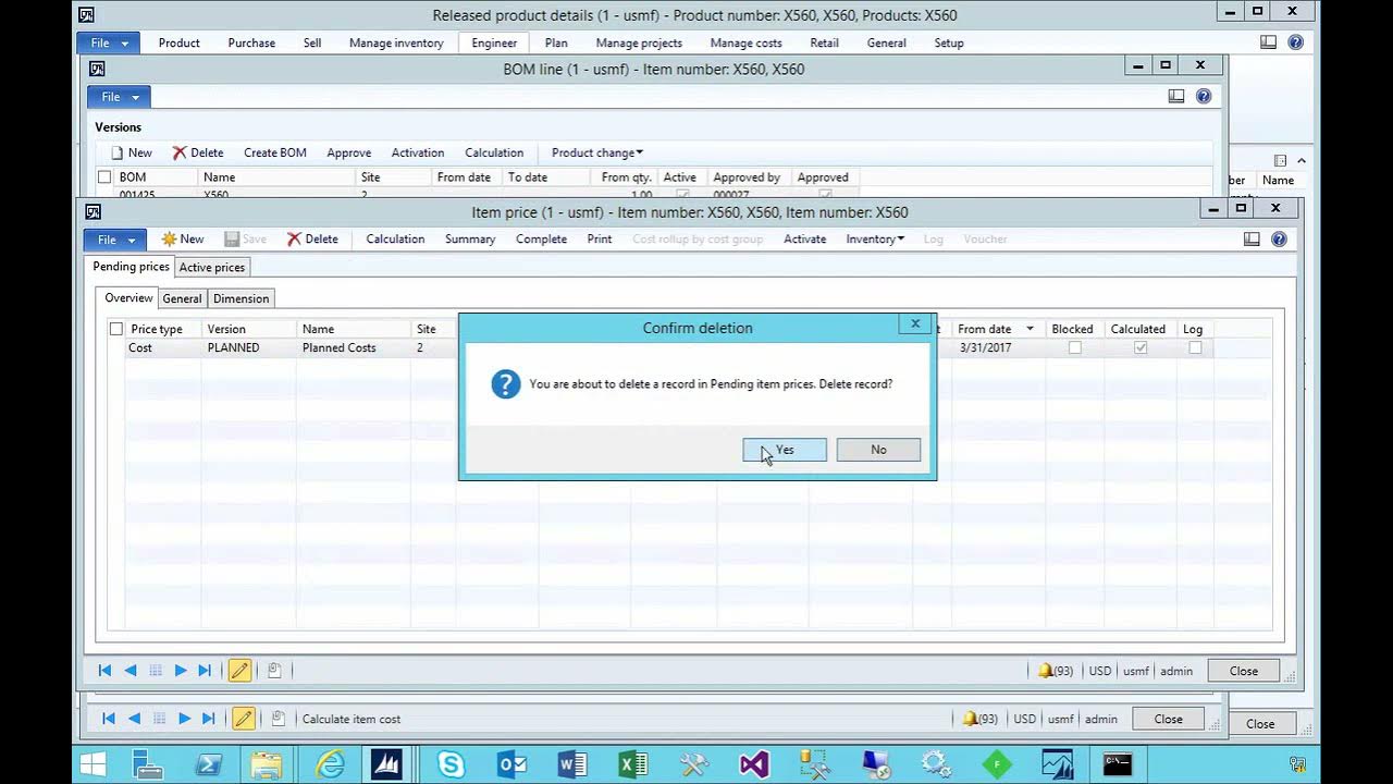Route Group Setup For Estimation And Costing In AX 2012 | D365 | AX7 - YouTube