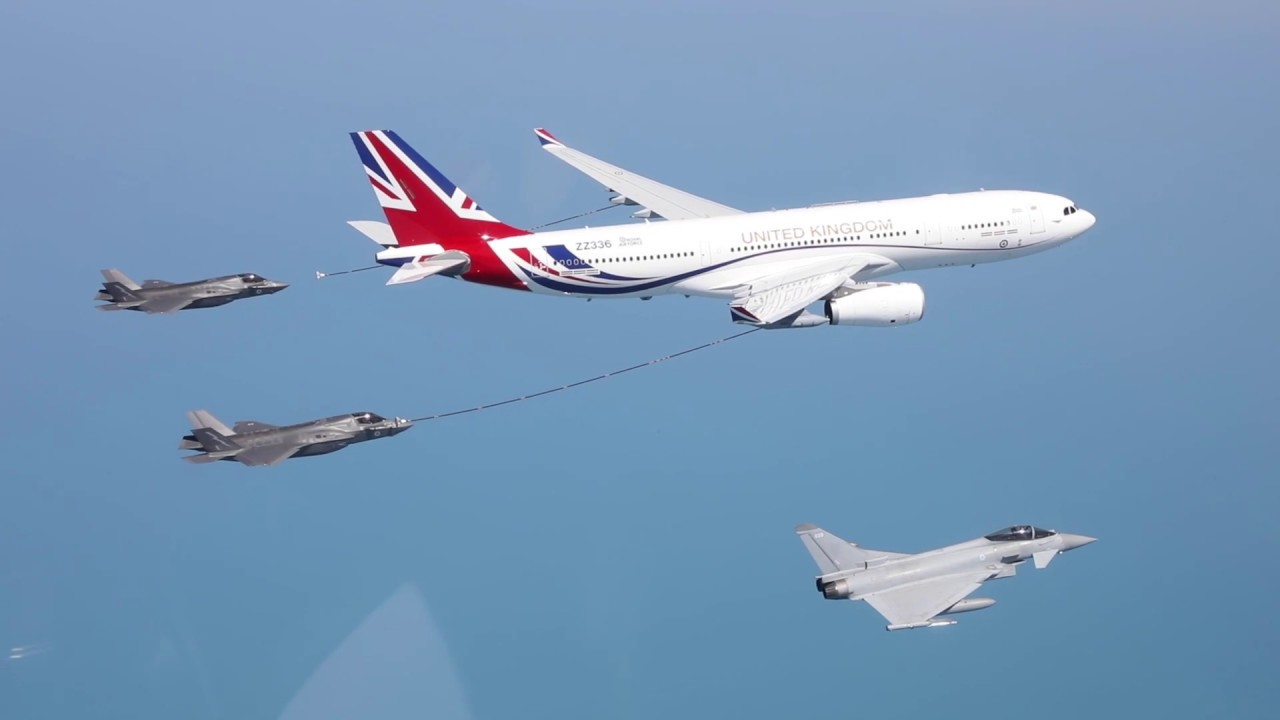 RAF VIP Voyager A330 “Vespina” - YouTube