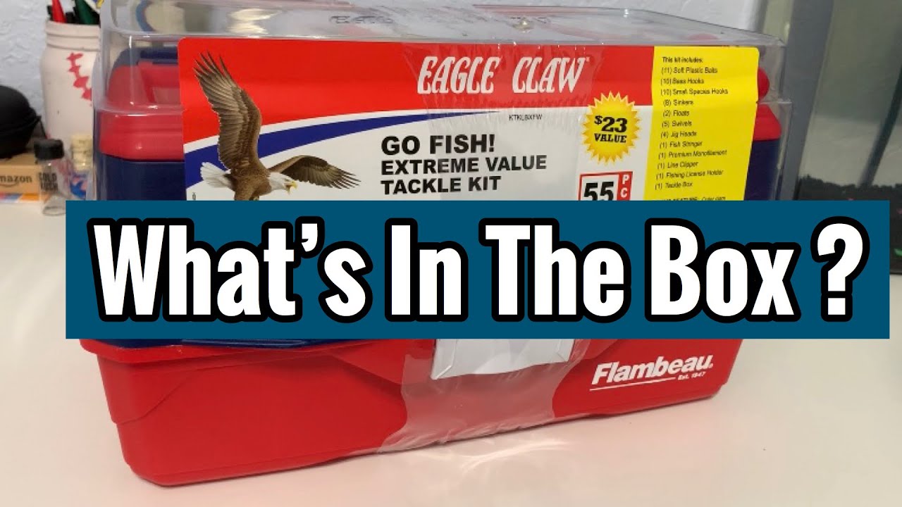 Unboxing Eagle Claw Fishing Kit - YouTube