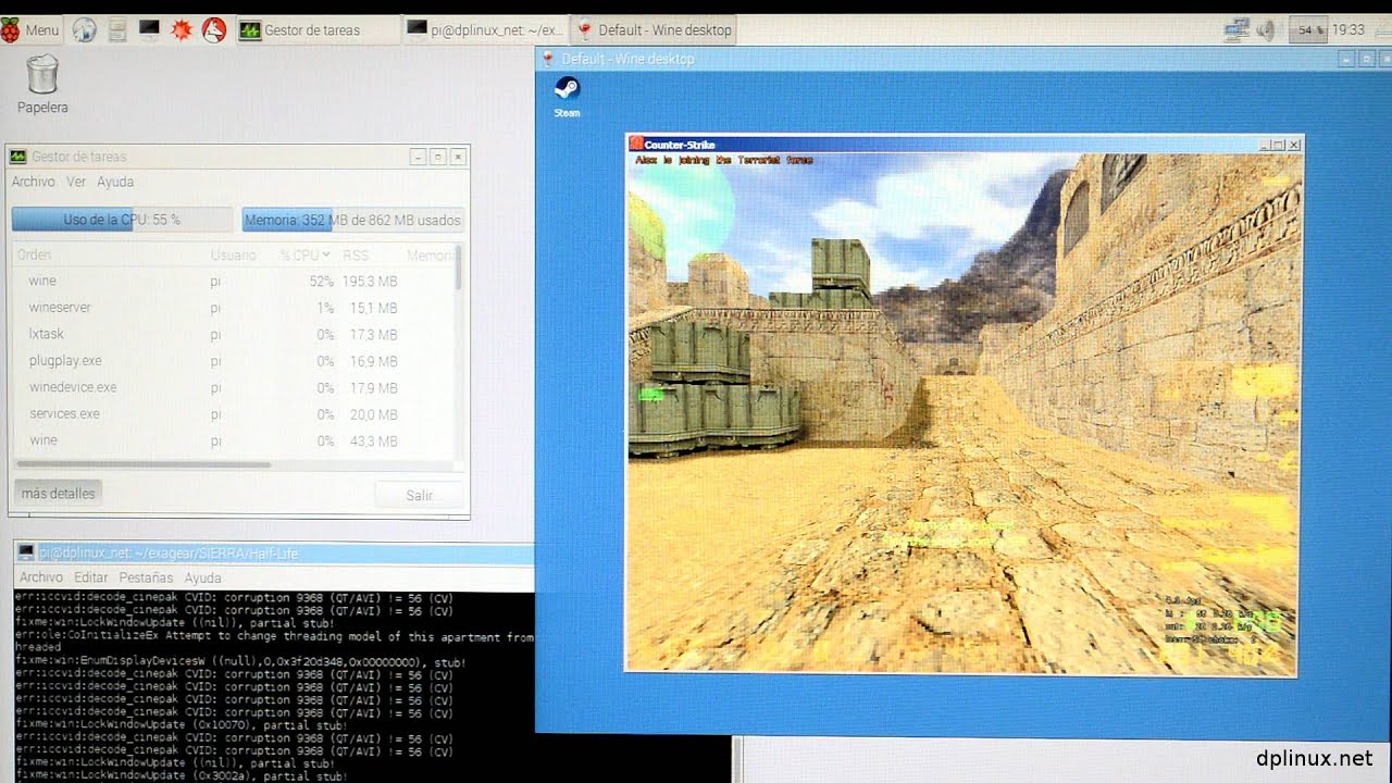Counter Strike en Raspberry Pi 2 - hardlimit.com - YouTube