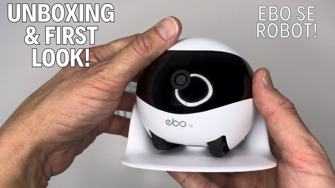 Enobot Ebo SE Unboxing & First Impressions – Smart Pet & Security Robot ...