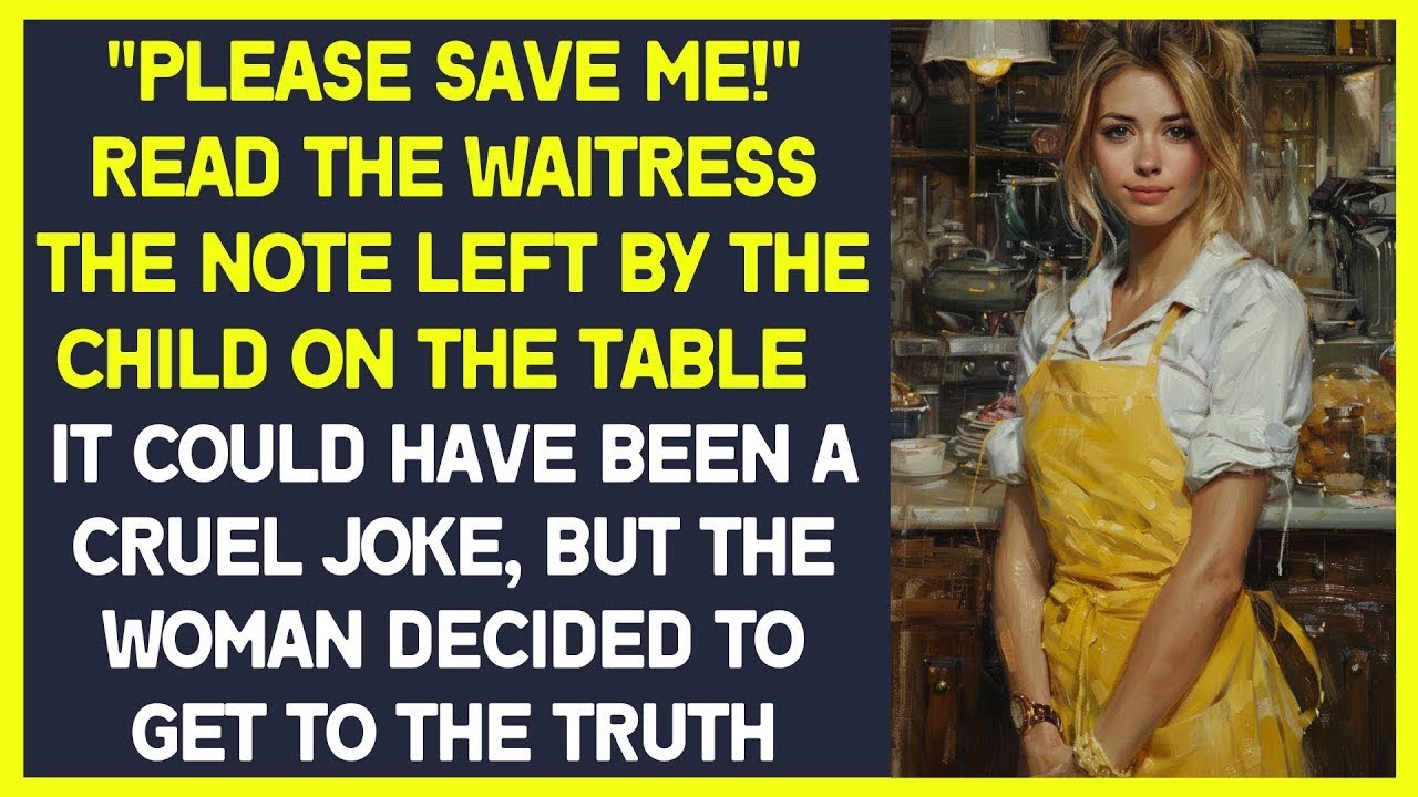 "Please save me!" waitress read the note left by child and realized ...