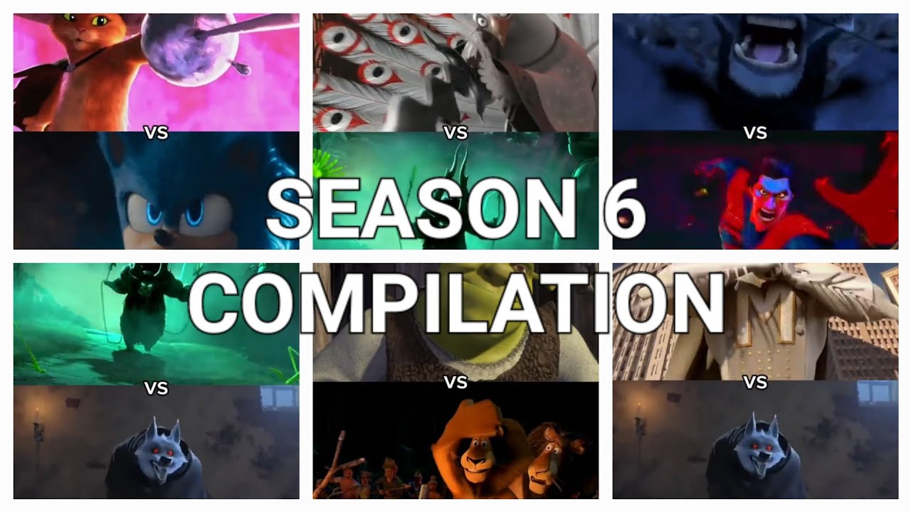 Movie character battles Season 6 (FULL COMPILATION) - YouTube