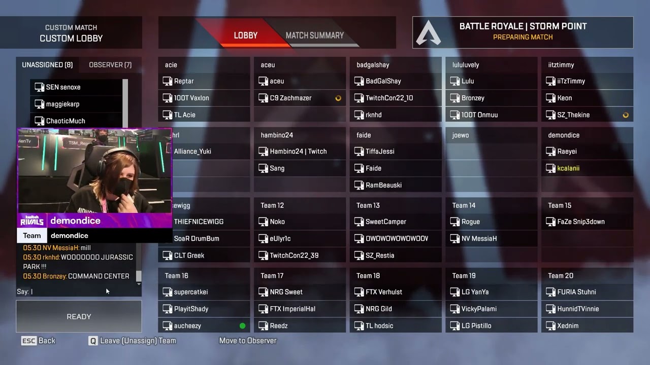 DemonDice trolling in Twitch Rivals Apex - YouTube