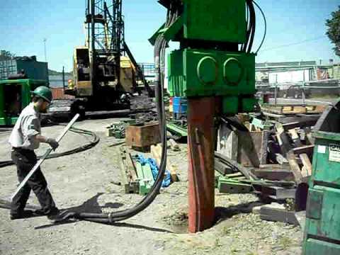 ICE Model 14-23 Vibratory driver/ extractor pt#3 - YouTube