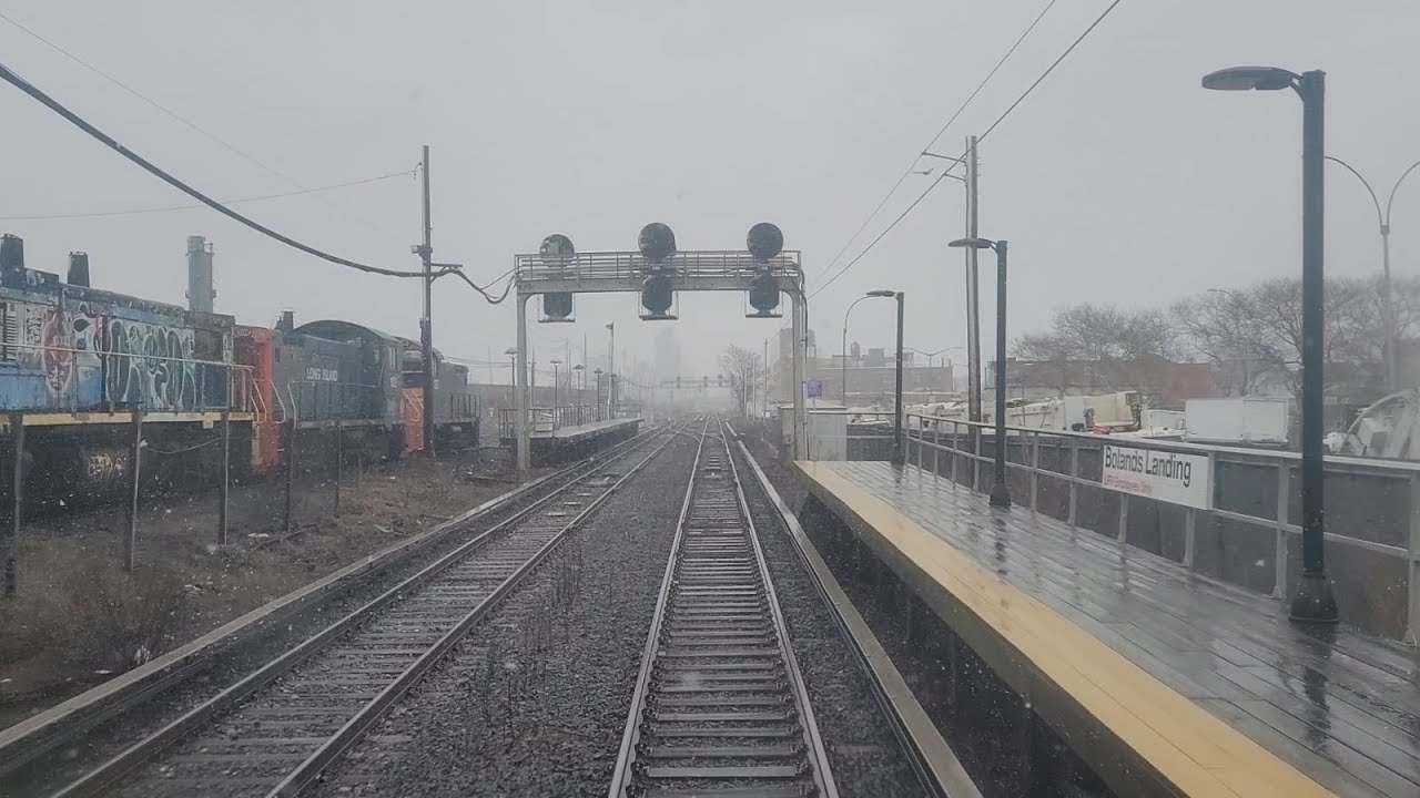 4K/60p: LIRR Shuttle M3 Front Window Atlantic Terminal to Jamaica - YouTube