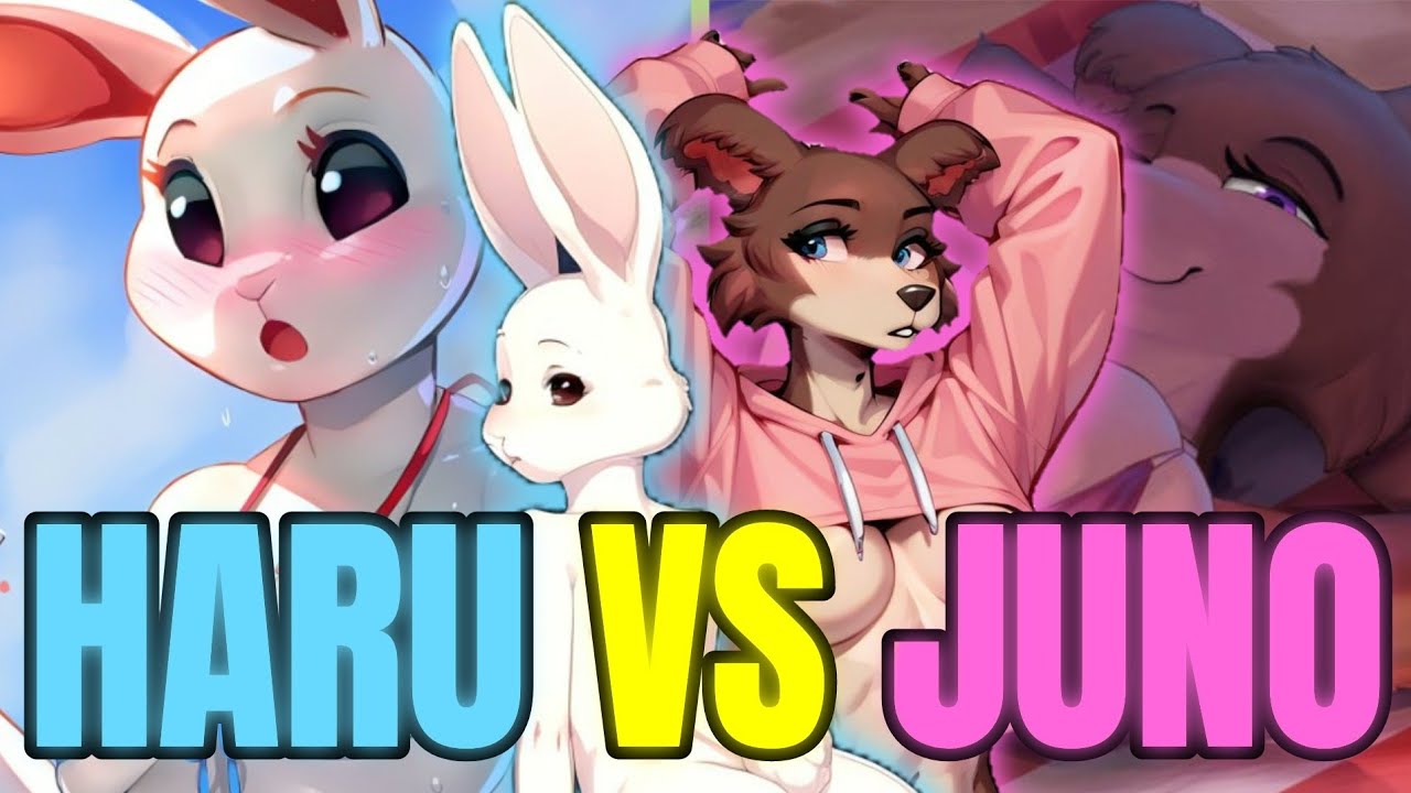 HARU VS JUNO Duelo De Waifus - YouTube
