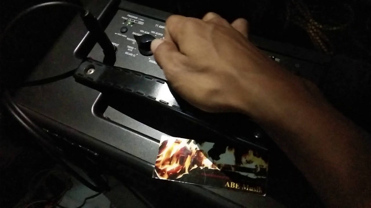 Amplifier Gitar Vox Vx1 Riview N Cek Sound Di ABE Musik - YouTube