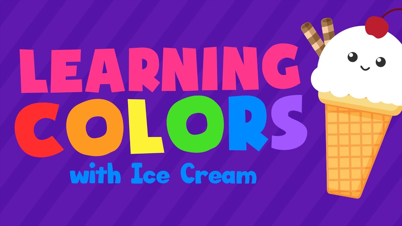 Colors for Kids | Learn Colors with Ice Cream 4k - YouTube