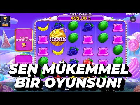 🎁 SLOT OYUNLARI 🍭 SWEET BONANZA 1000 BÜYÜK DEĞİL DEV KAZANÇ #slot #casio #sweetbonanzamaxwin