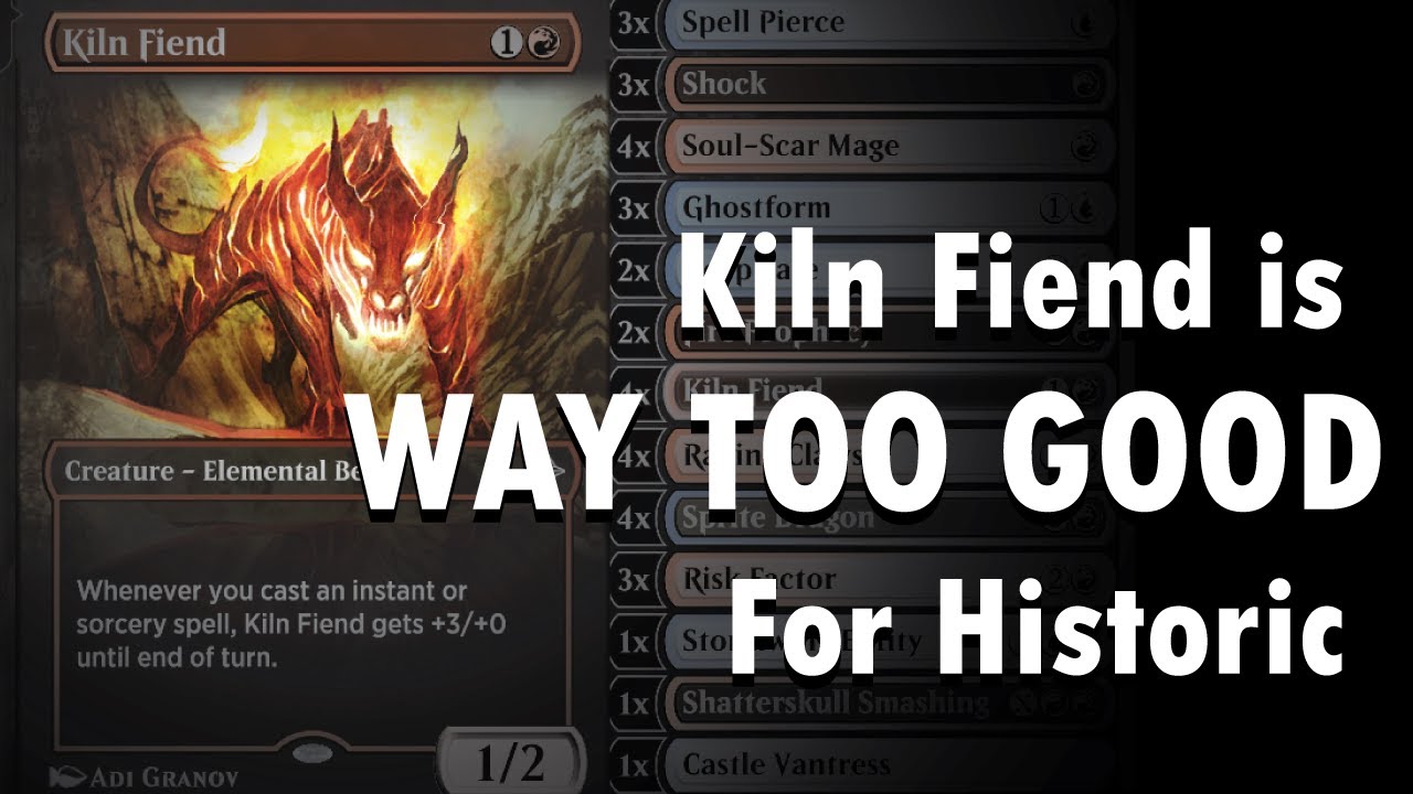 Kiln Fiend Prowess - Historic Aggro POWERHOUSE - Magic Arena - Fun ...