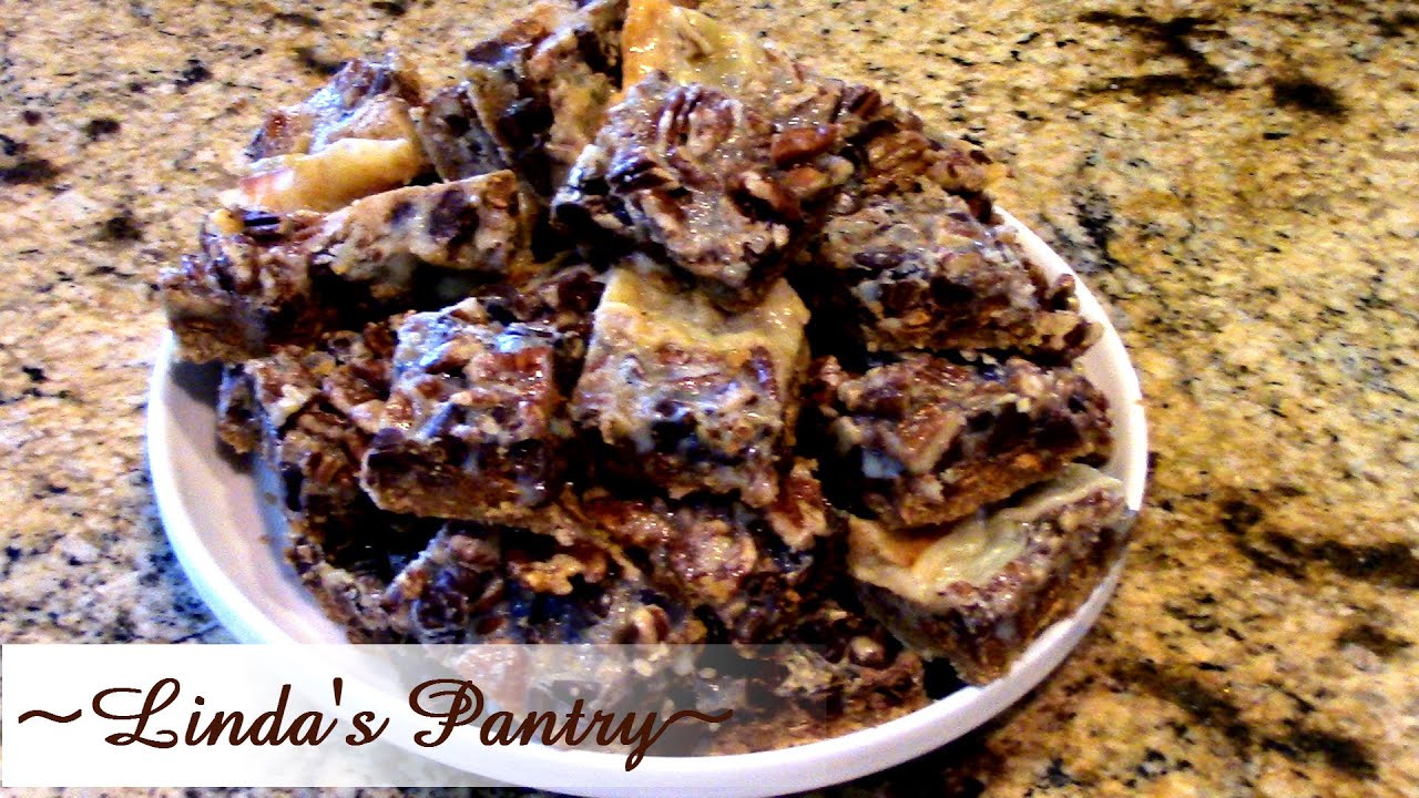 ~Cinnamon & Chocolate Cookie Bars With Linda's Pantry~ - YouTube