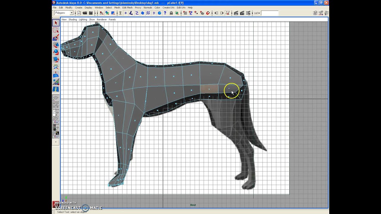 Making a dog in Maya part 2 - YouTube