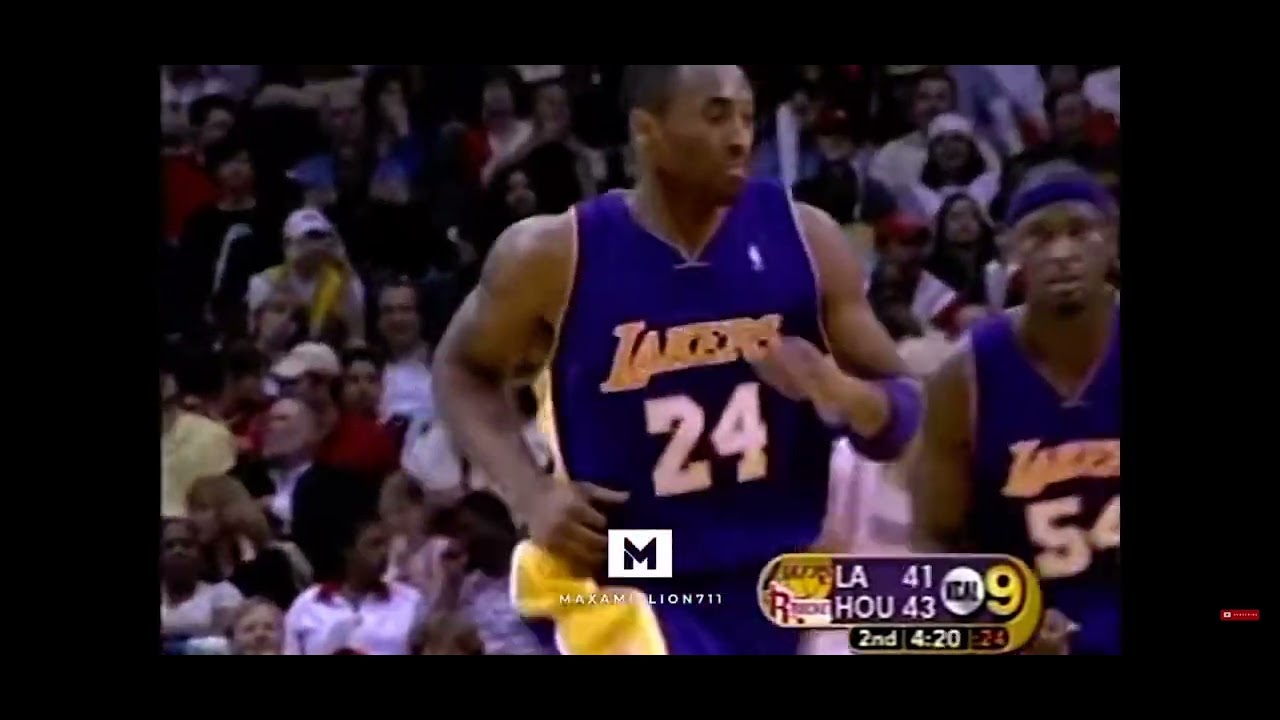 Kobe Bryant Unbelievable Reverse Layup vs Rockets - YouTube