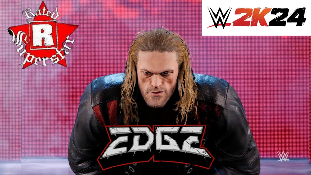 The Rated R Superstar EDGE has arrived in wwe2k24 mod ( with entrance ...