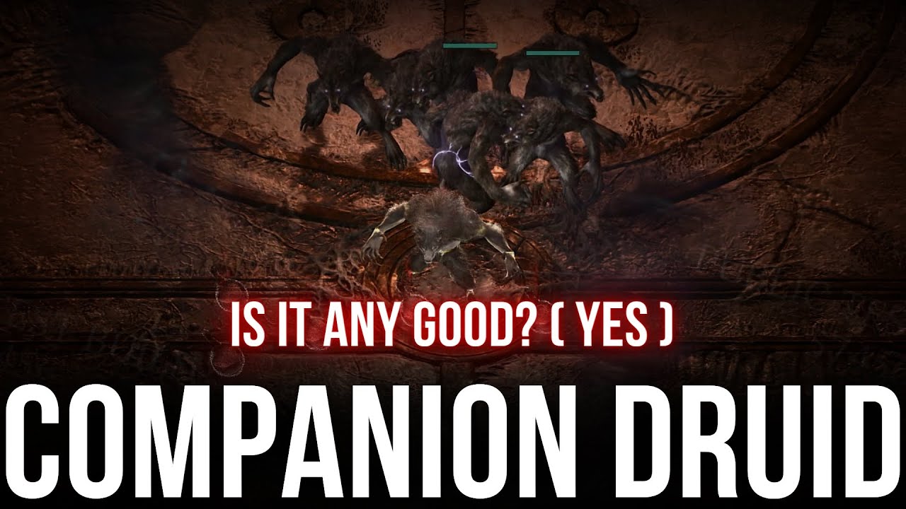 NEW COMPANION DRUID IS AMAZING - Diablo 4 Vessel of Hatred PTR BEST ...