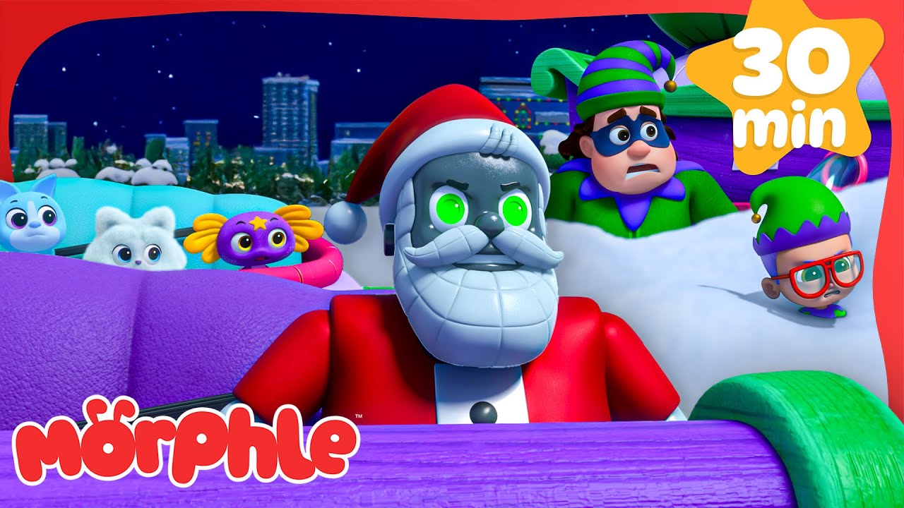Robo Santa Rampage!🤖 | Morphle | Fun Cartoon Videos | Kids Animation ...