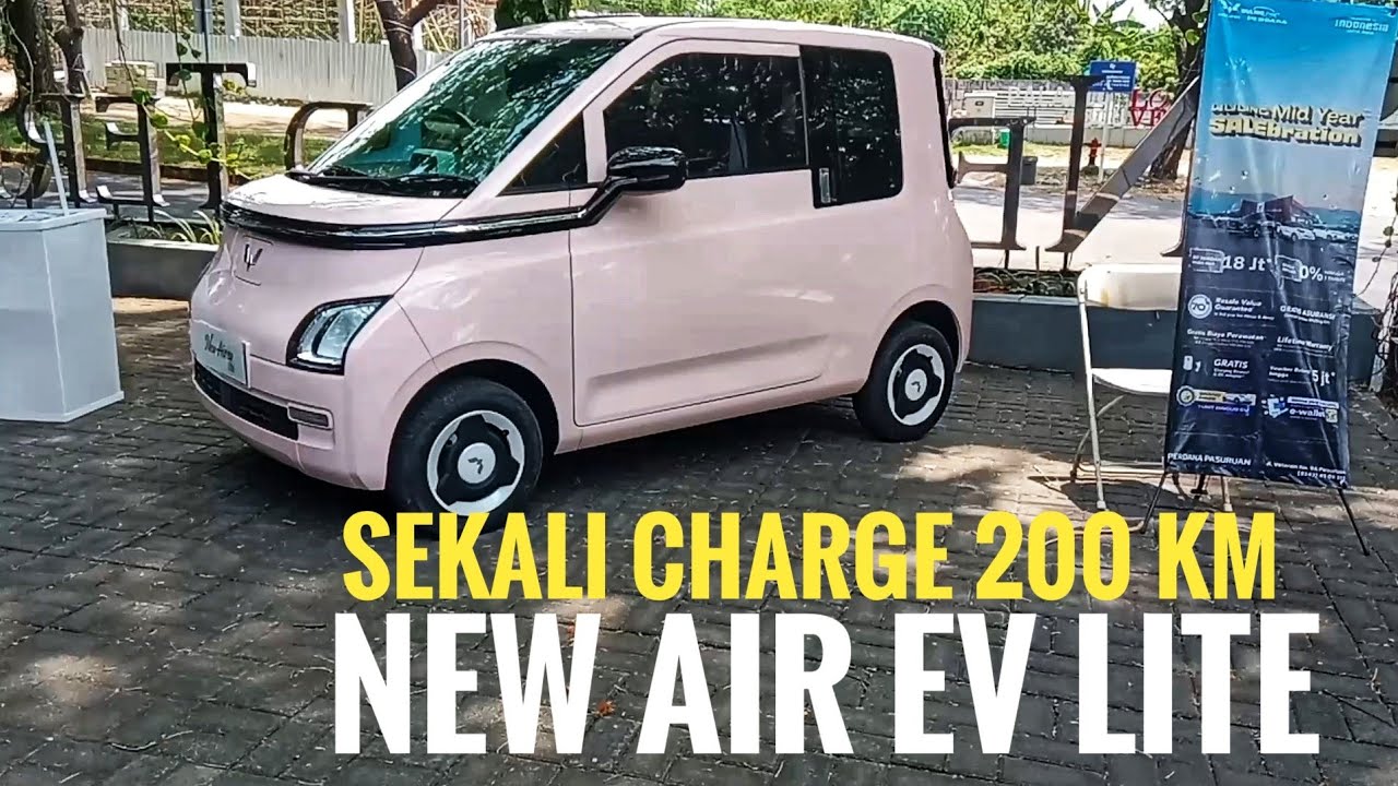 New Air EV sekali charge dapat menempuh jarak 200 km - YouTube