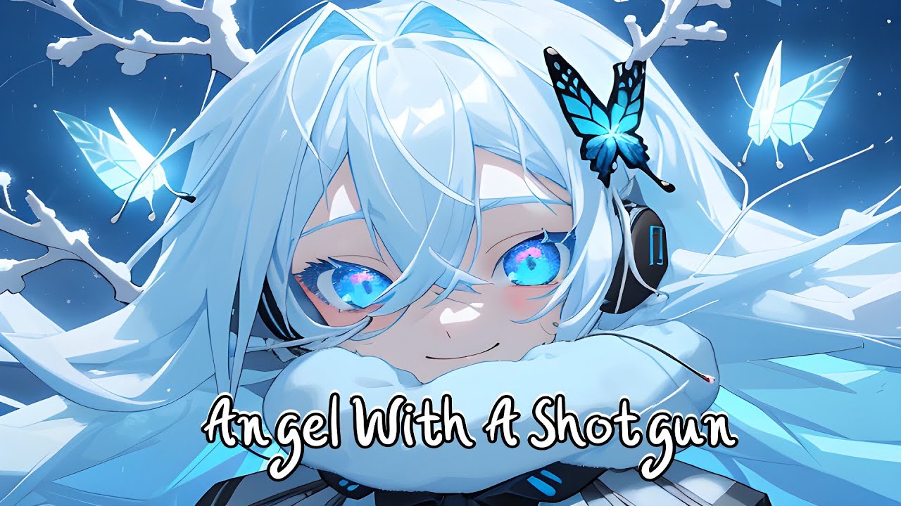 Nightcore Angel With A Shotgun Wallpaper