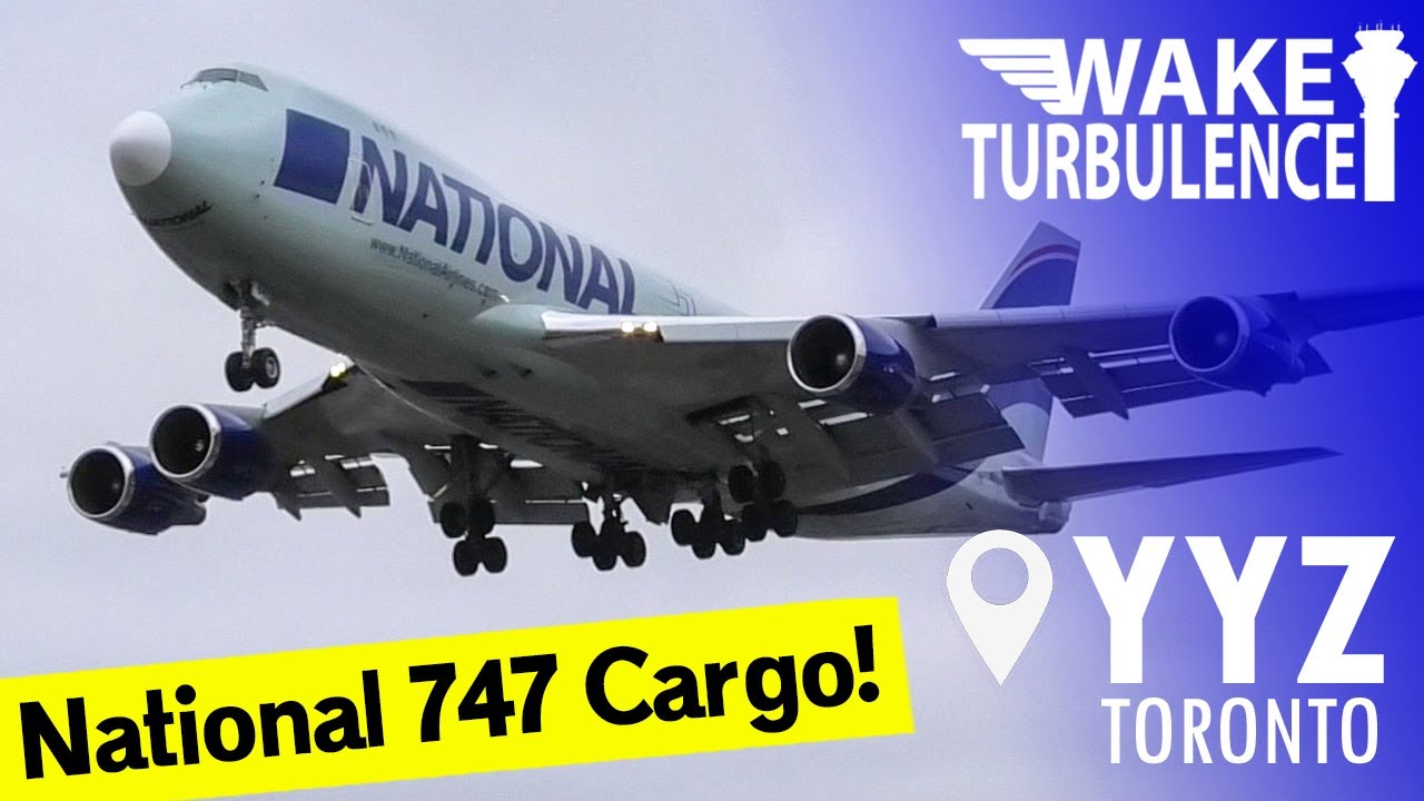 National Cargo Boeing 747-400F Lands at Toronto Pearson Airport - YouTube