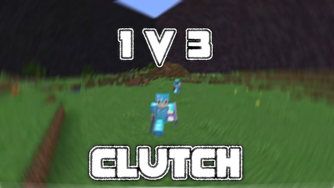 Craziest Minecraft 1v3 Clutch Manhunt Kit (PvP Legacy) - YouTube