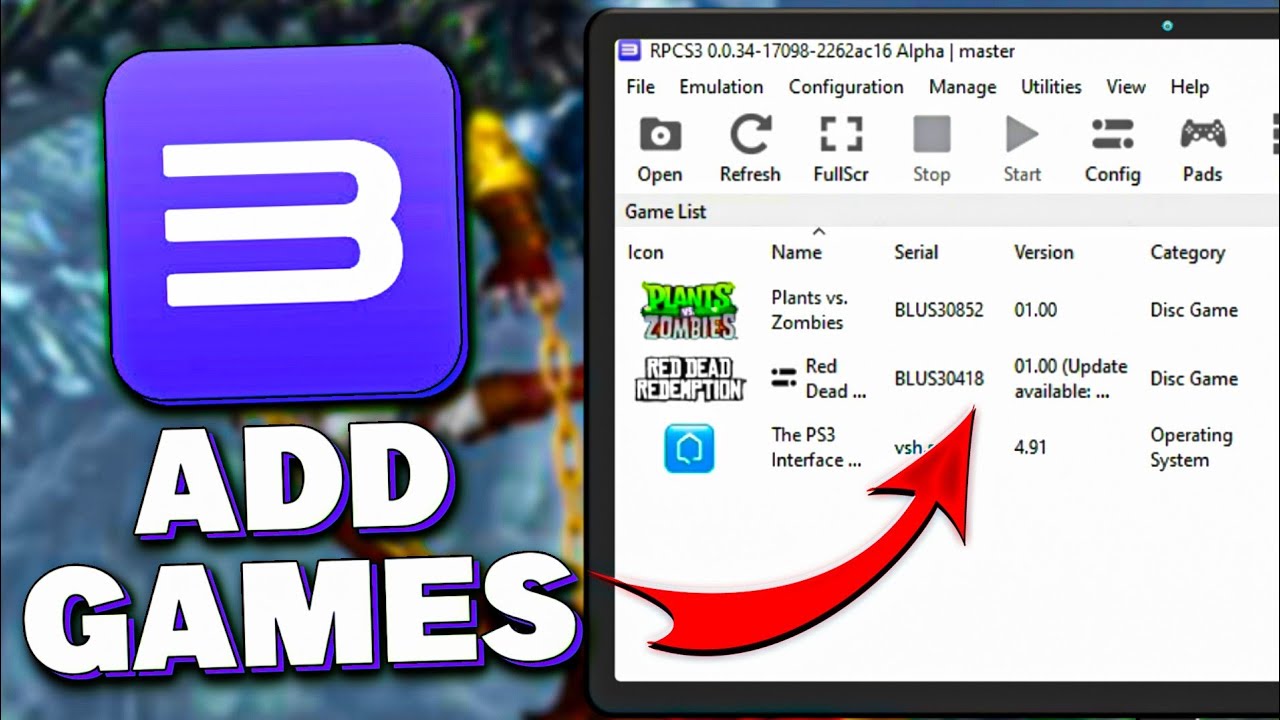 🔥How To Add Games In RPCS3 Emulator Guide | How To Install Game Easily ...