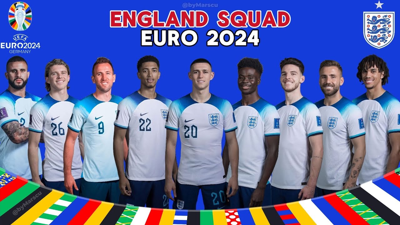 ENGLAND Squad For UEFA EURO 2024 | England Squad | Euro 2024 | ENGLAND ...