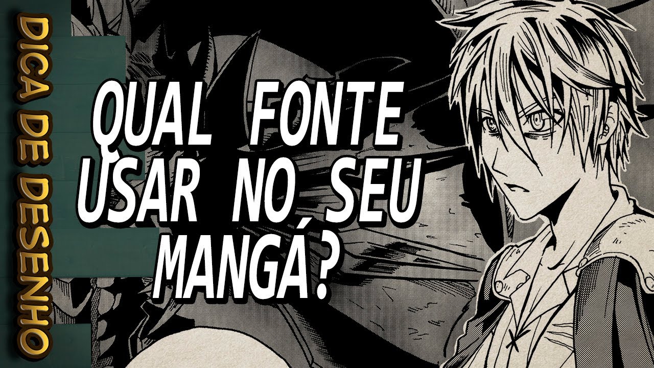 Como fazer Mangá -Fonte e Texto na sua HQ | Dica de desenho - YouTube