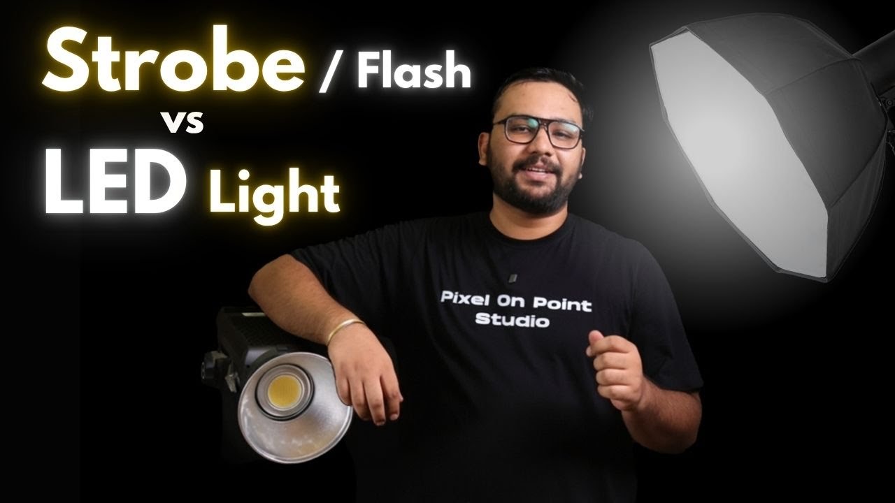 Stop Using the Wrong Light! Strobe vs. Video Light Explained | Pixel On Point Studio - YouTube