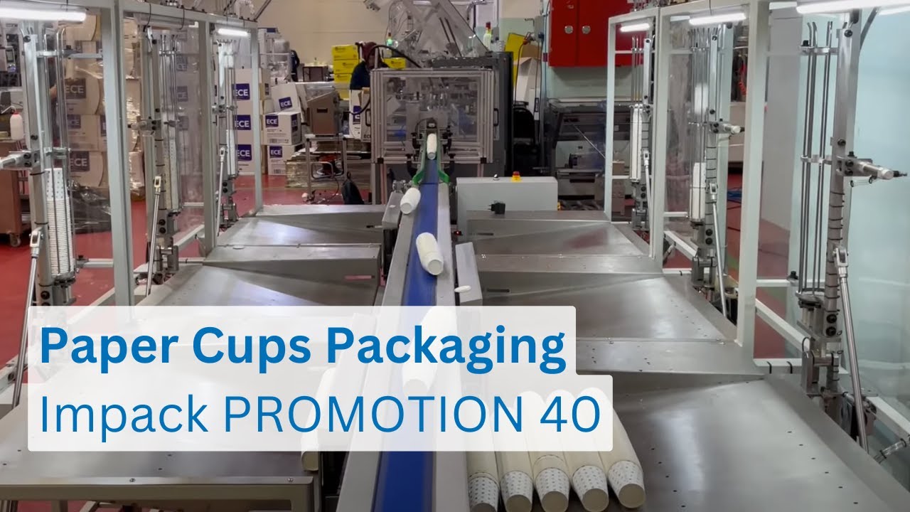 Paper Cups Packaging | Inline Counting and Automation System with Box ...