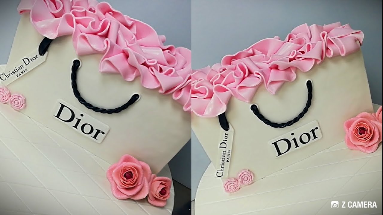 How to make Dior Bag cake Ideas// - YouTube