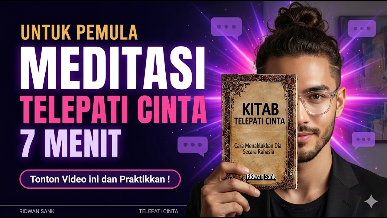 7 MENIT MEDITASI TELEPATI CINTA UNTUK PEMULA - RIDWAN SANK - YouTube
