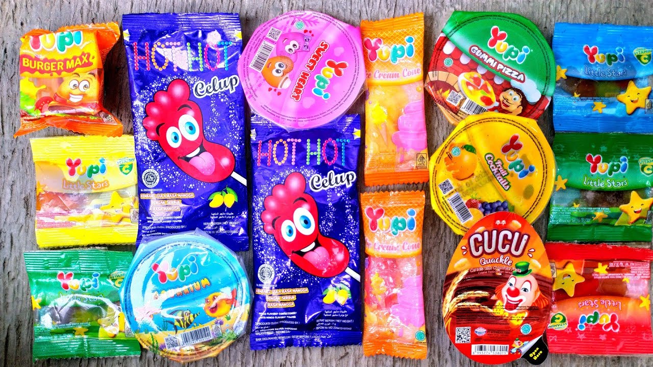 hunting es krim permen yupi sapi moo burger sweet heart permen coklat ...