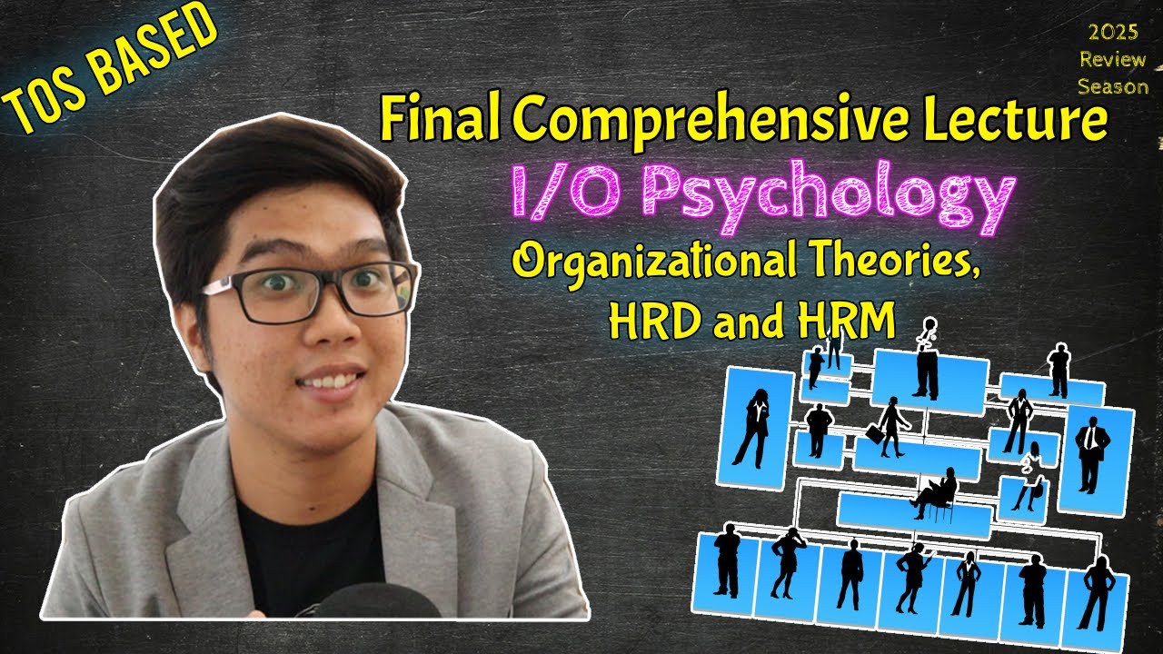 Final COMPREHENSIVE Review - IO Psychology Part 1 - YouTube