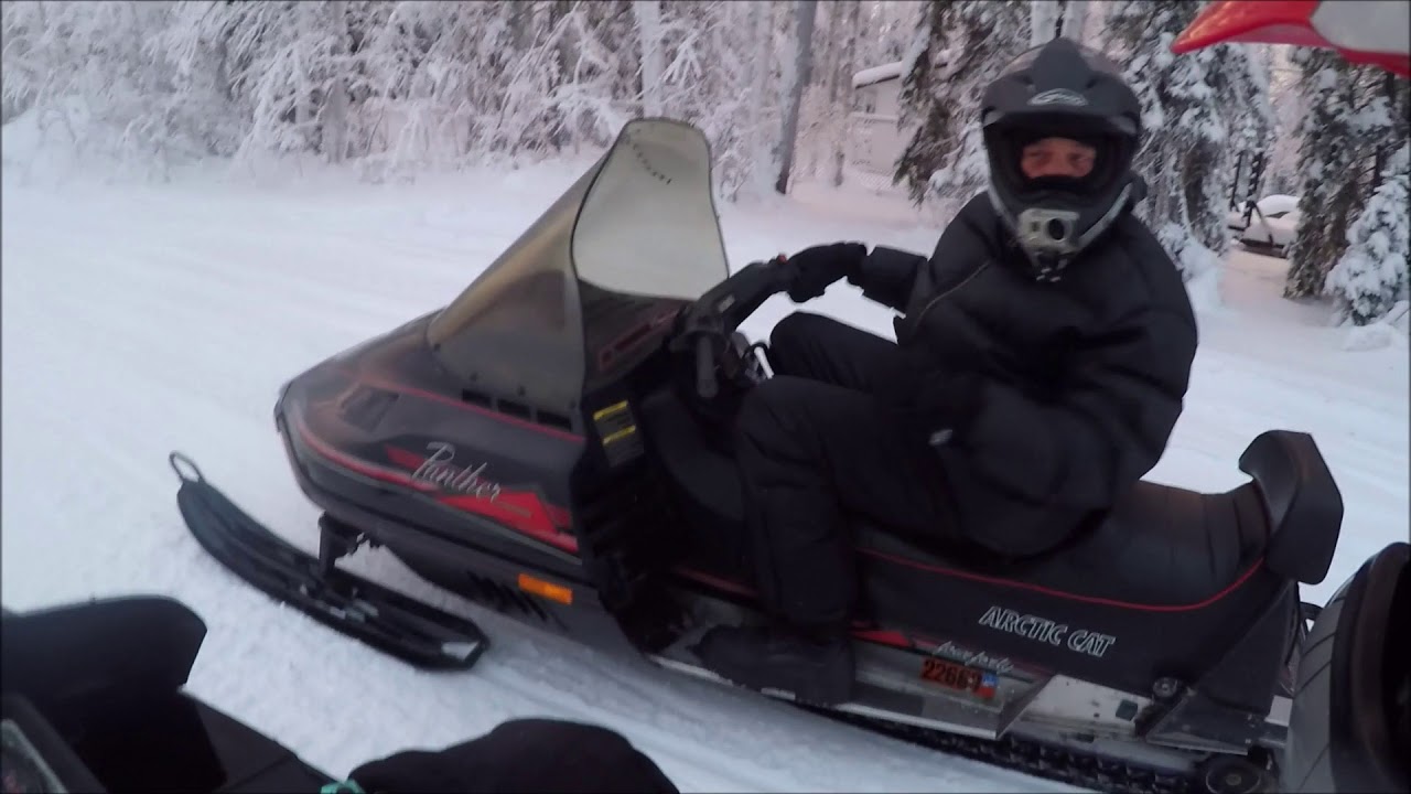 snowmachine Test ride in Fairbanks Alaska - YouTube