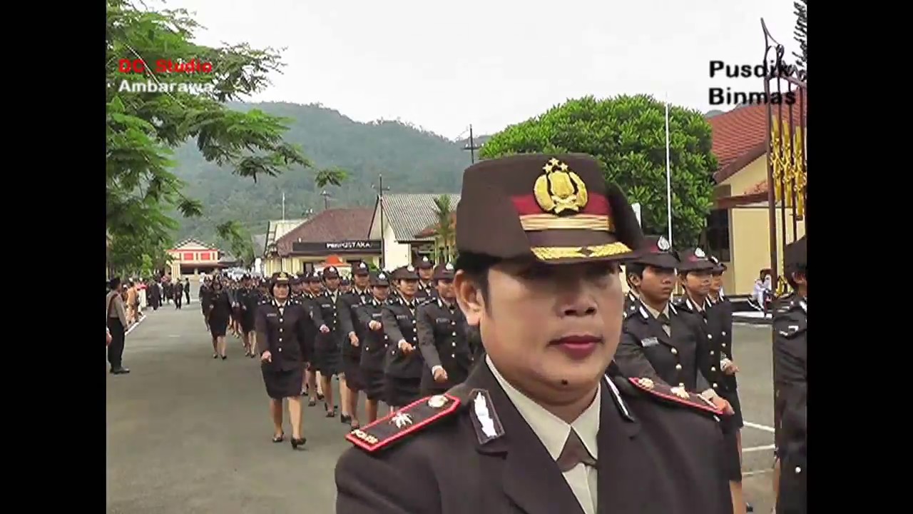 Upacara TUPDIK Polwan 43 Pusdik Binmas - Part 1 - YouTube
