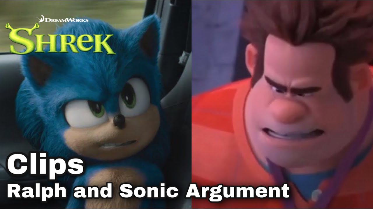 Shrek Toon Style Ralph Sonic Argument Clips YouTube Shrek Toon Style Ralph Sonic Argument Clips YouTube