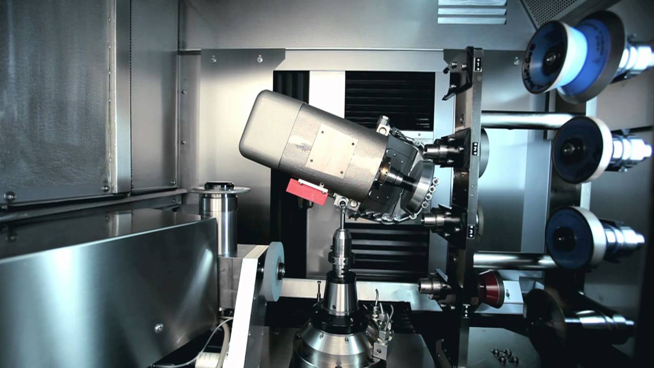 Michael Deckel: Flexus Invader CNC tool-grinder - YouTube