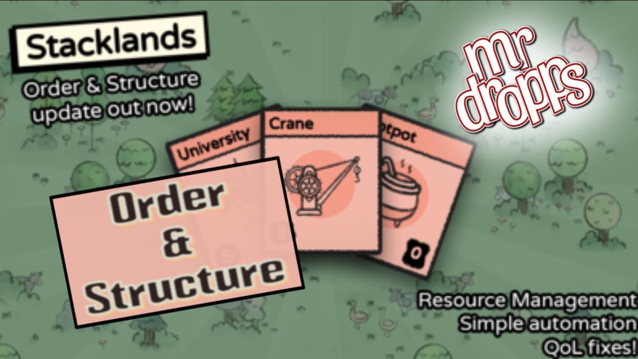 Playing With Updated Magnets Woo - Stacklands - Order and Structure - YouTube