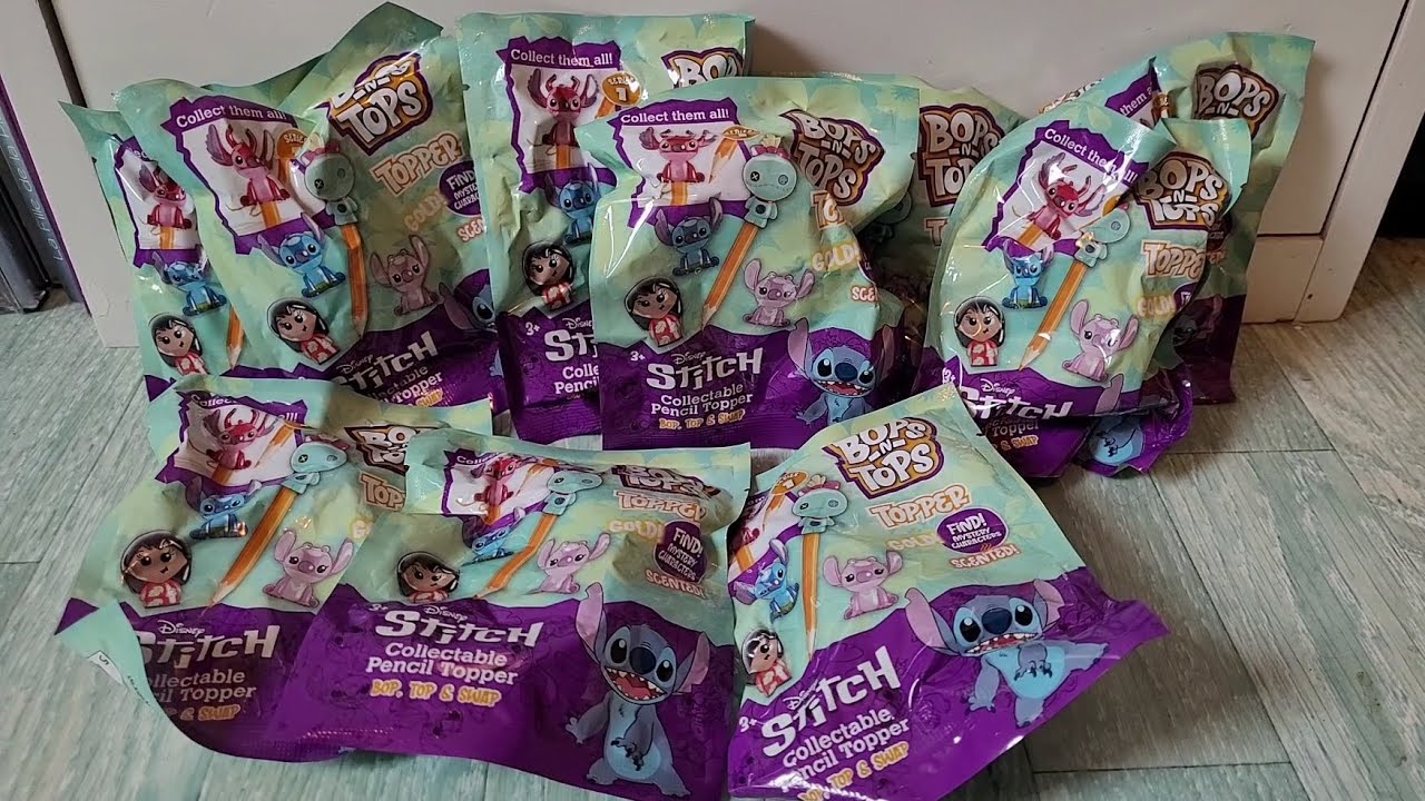 Ouverture de Booster Bops-N-Tops Disney Lilo et Stitch (Partie 2) - YouTube