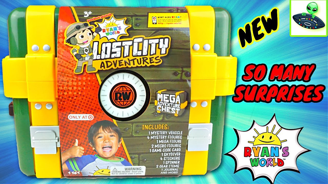 Ryan,s World Lost City Adventures MEGA ADVENTURE CHEST - YouTube